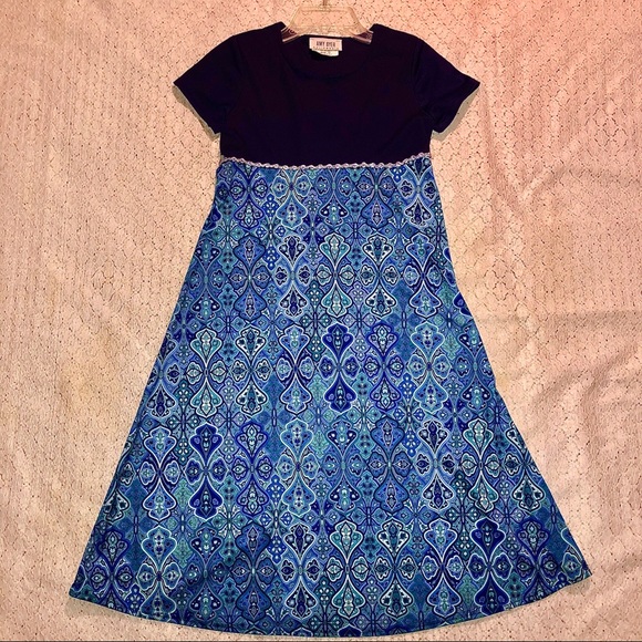 Amy Byer | Dresses | Amy Byer Girls Size 2 Long Dress Dark Royal Blue ...